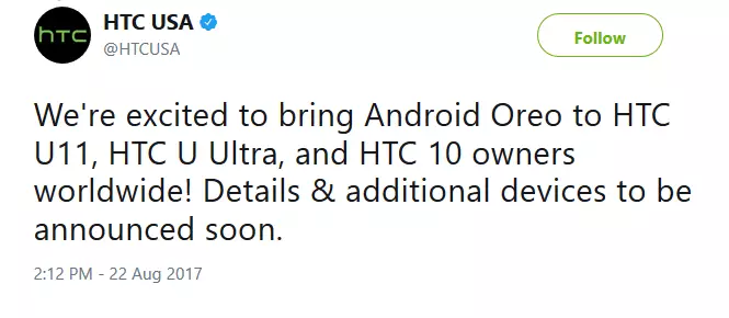 Jakie smartfony HTC otrzymają Android Oreo i kiedy? 10260_2
