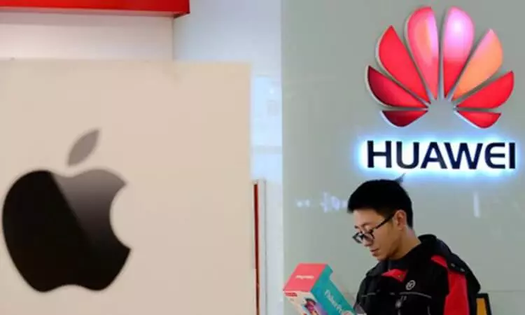 Huawei එදිරිව. ඇපල්