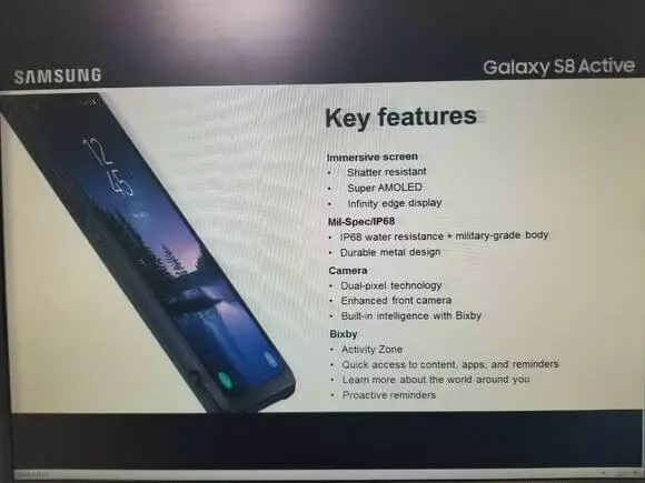 Maelezo mapya kuhusu Galaxy S8 Active (+ utoaji rasmi) 10397_2