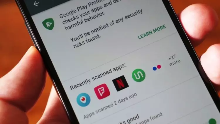 Android가 내장 된 Google Play 보호 안티 바이러스를 보호했습니다. 10539_1