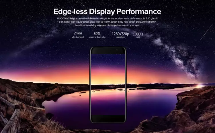 Leagoo M5 Edge - edullisin kuoleva älypuhelin 10758_1