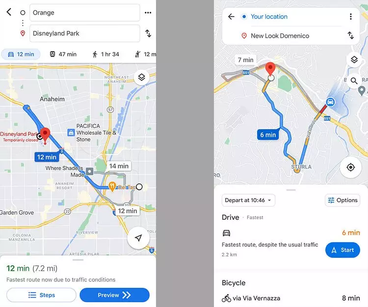 Google- ը պատրաստվում է խստորեն փոխել Google Քարտեզների ինտերֆեյսը: Ինչպես ես սիրում: 1087_2