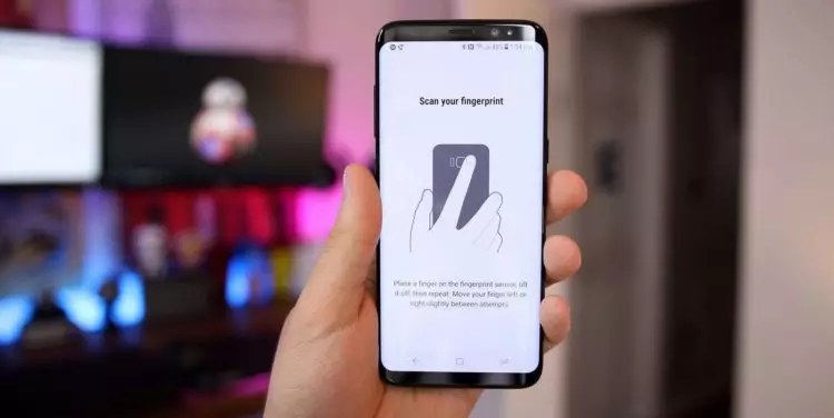 Samsung het ontken gerugte oor die vertoning skandeerder van afdrukke in Galaxy Note 8 10918_1