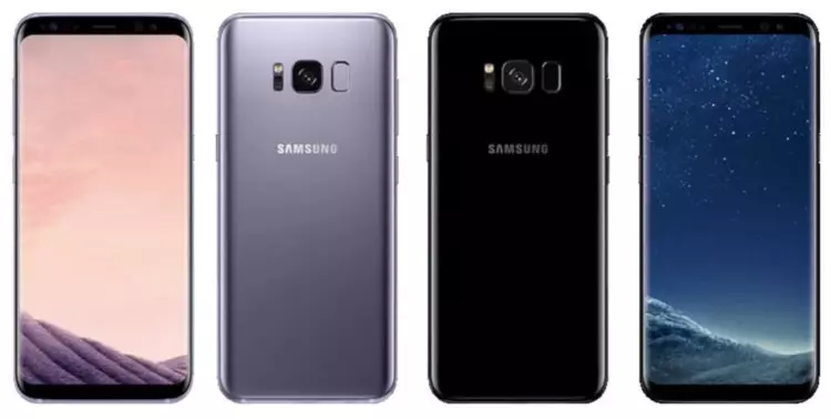 Galaxy ya Purple S8 ilionyesha nyuma yake 11557_2