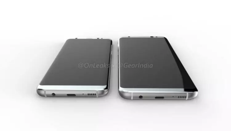 Renders Samsung Galaxy S8 ma Galaxy S8 Plus i luga o vitio 11904_3