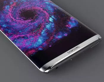 Posizione della dinamica stimata in Galaxy S8 (rendering)