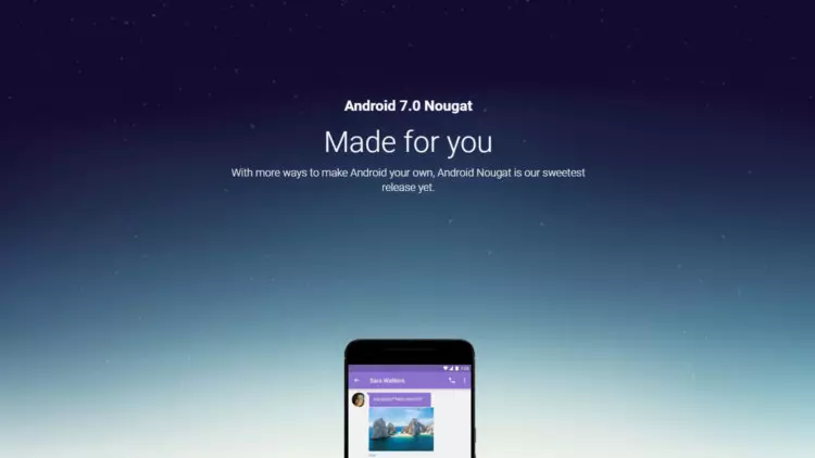Abanikazi be-Nexus baqalile ukuthola i-Android 7.0 Nougat yokugcina 13174_2