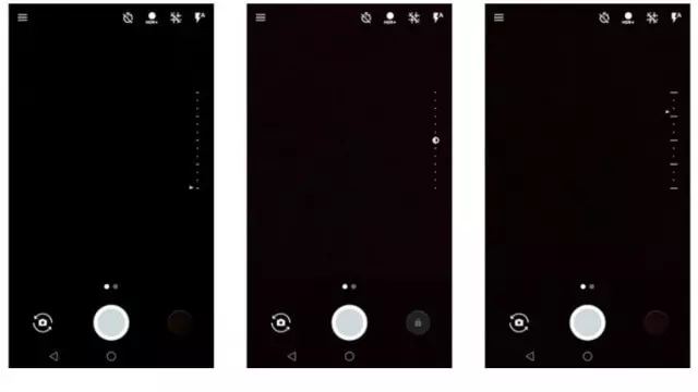 V Android Nougatu se může zobrazit ruční funkce expozice