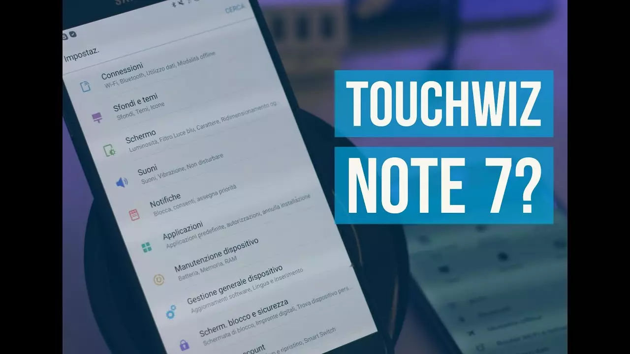 Quale sarà il nuovo touchwiz su Galaxy Note 7? (video) 13571_2