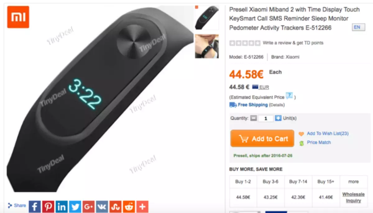 Xiaomi Mi Band 2 турында яңа детальләр 13763_2