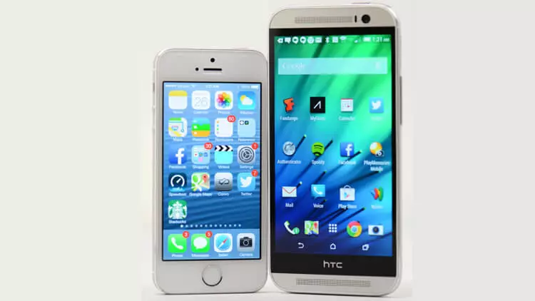 iPhone vs htc ένα m8