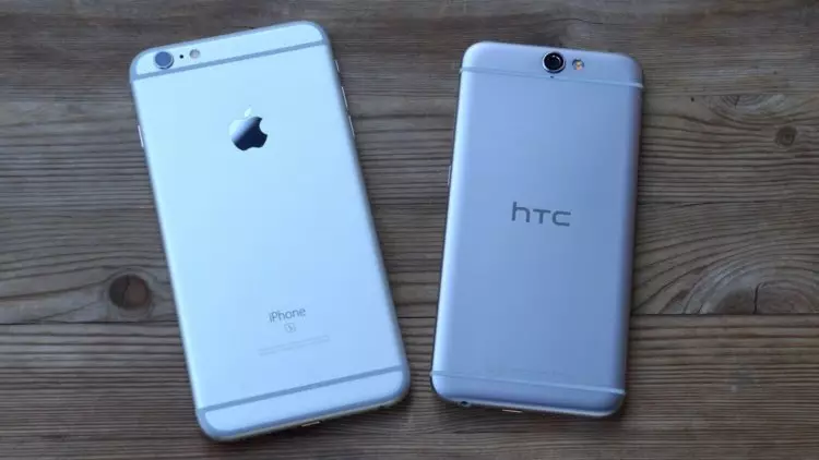 Htc ένα a9 έναντι iphone