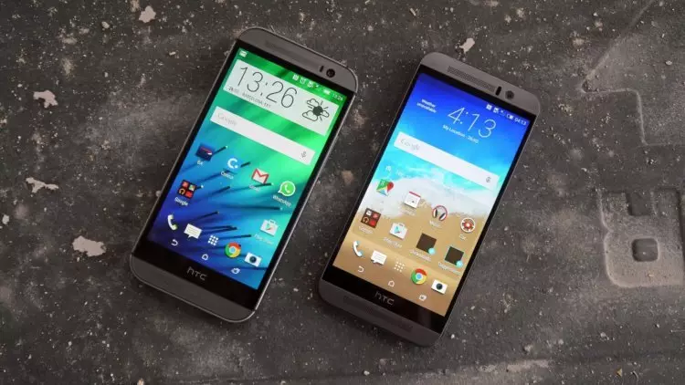 HTC One M9 y M8