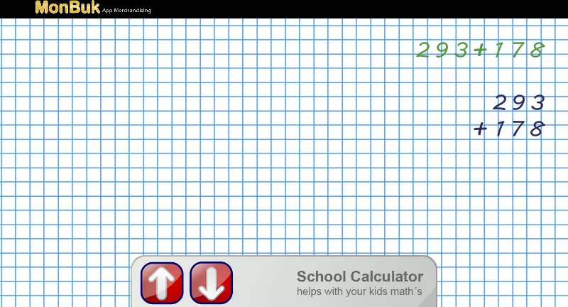 Schoolcalculator voor kinderen