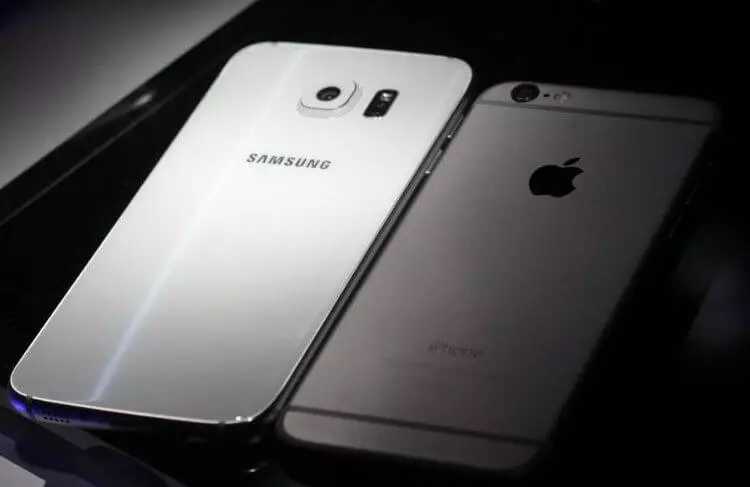 Galaxy S6 va iPhone