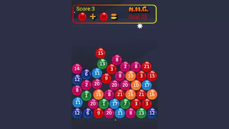 Número de juego de matemáticas.