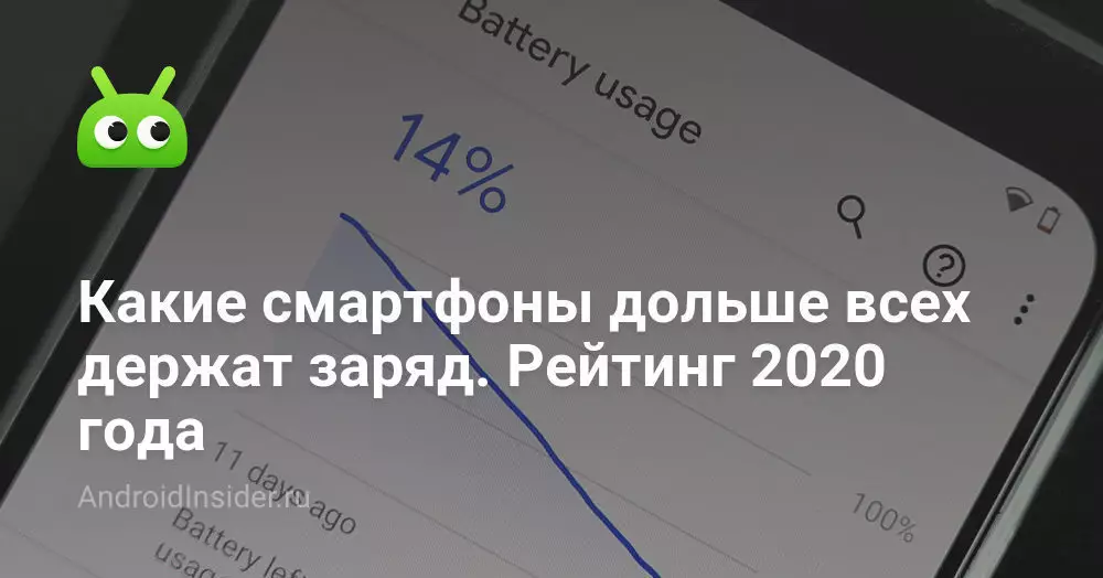 Smartphone mana yang menahan biaya lebih lama. Peringkat 2020.