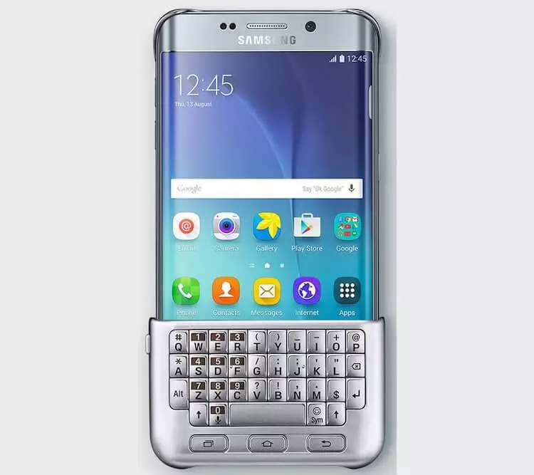 Pisikal nga keyboard gikan sa Samsung ingon usa ka galaksiya s6 sulab sa sulud nga accessory 15971_2