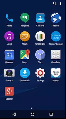 Bag-ong interface alang sa Android gikan sa Sony - unsa siya 16070_3