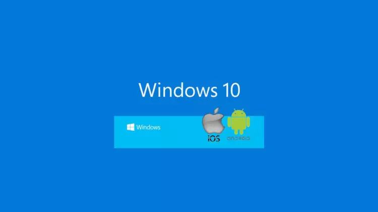 Windows 10, Android in IOS