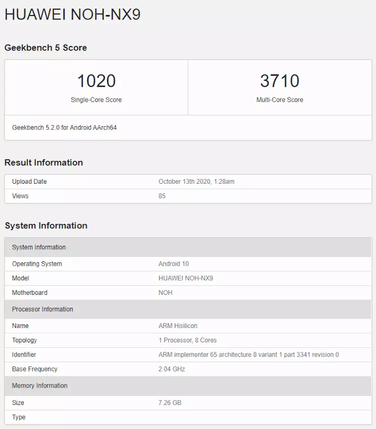 किरीन 9000 के साथ हुआवेई मेट 40 प्रो नवीनतम स्नैपड्रैगन की तुलना में अधिक शक्तिशाली हो गया 1642_4