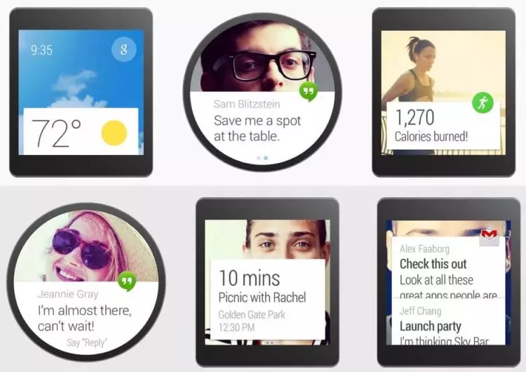 Hindi ito sa Apple Watch, ngunit mayroong Android wear 16705_3