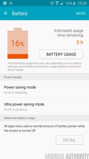 Malini i-Galaxy S6 Edge Battle Battery ngosuku lokuqala? 16893_2