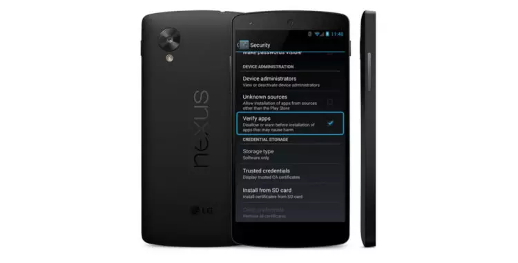 Nexus 5 Preverite ABSS