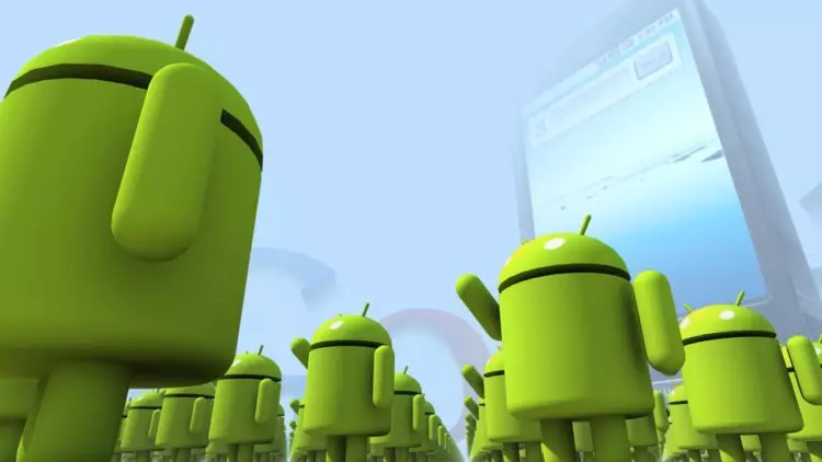 Zelena Android Robot Army Wallpapers HD 1280x720