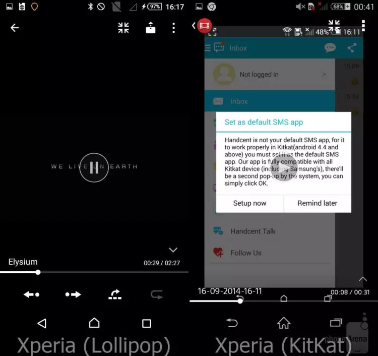 Comparison of Xperia UI shells 17027_17