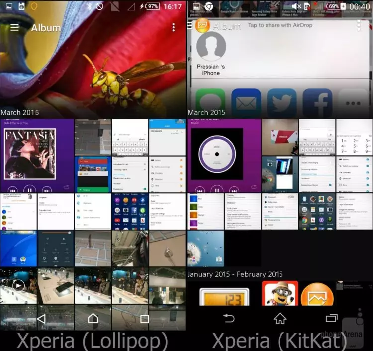 Comparison of Xperia UI shells 17027_18