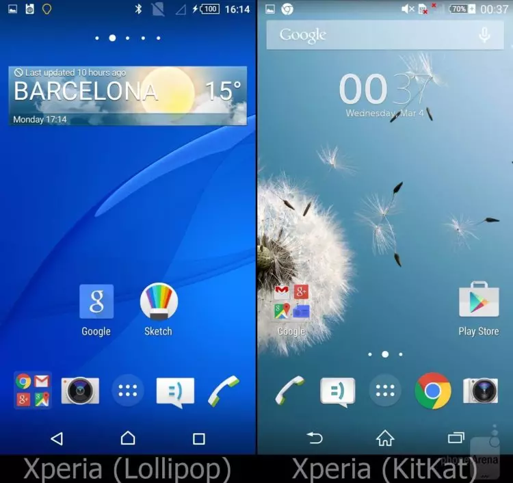 Comparison of Xperia UI shells 17027_2