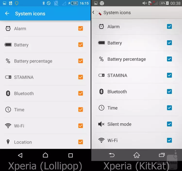 Xperia Ui Shells- ի համեմատությունը 17027_9