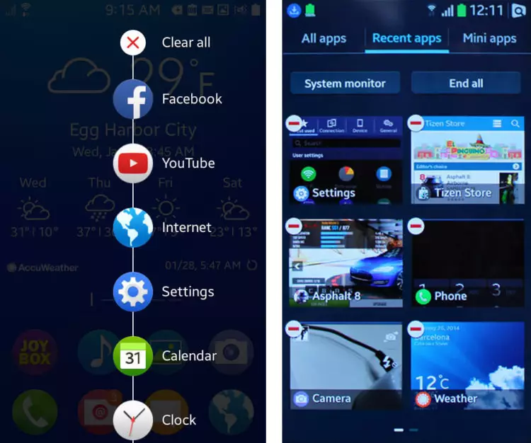 Tizen-Smartphone - Android-சாதனங்களின் தோல்வியுற்ற 