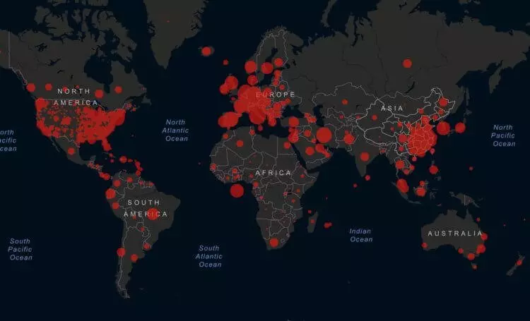 Coronavirus Ifrex Map.