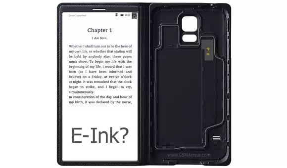 E-Ink Display ilə Galaxy Case