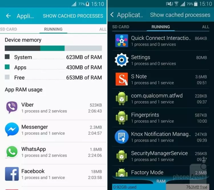 Isbarbardhiga ku saabsan Lollipop iyo Kitkat Interface ee Galaxy S5 17575_10