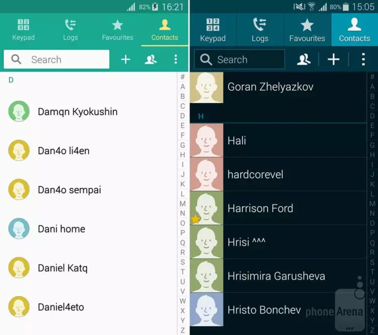 Lollipop ir Kitkat sąsajos palyginimas Galaxy S5 17575_8