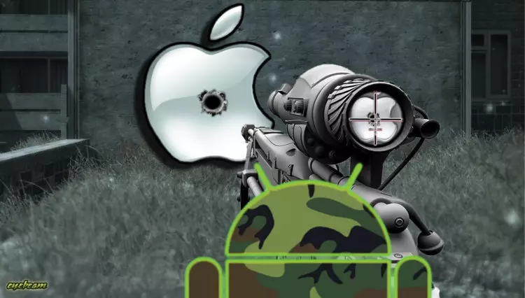 Android vs Apple.