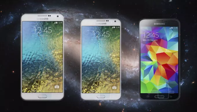 Galaxy A5和A3与Galaxy S5的比较