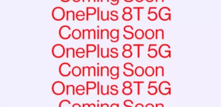 OnePlus8t ឆាប់ៗនេះ។