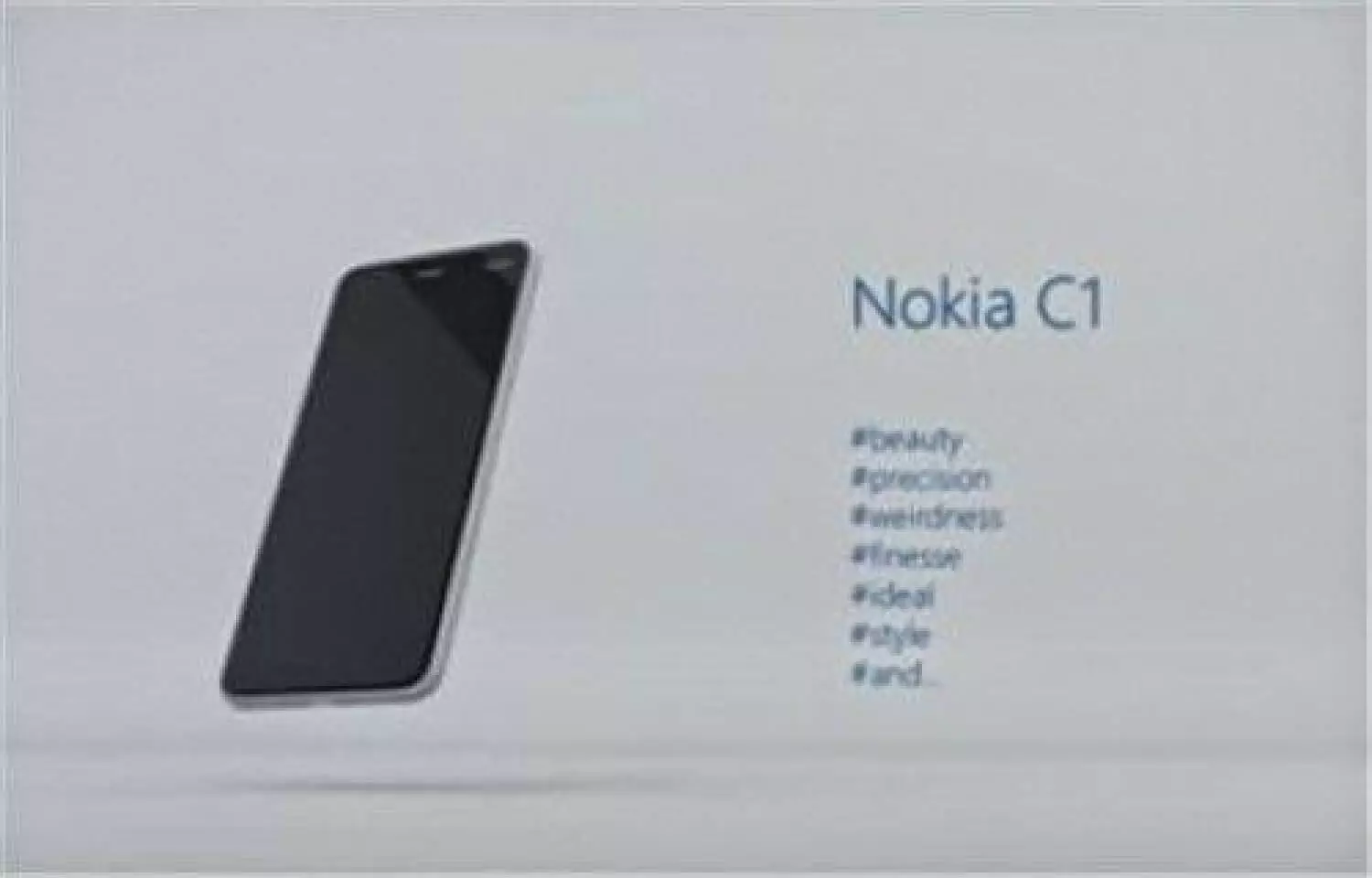 Nokia C1 - New Android-Smartphone