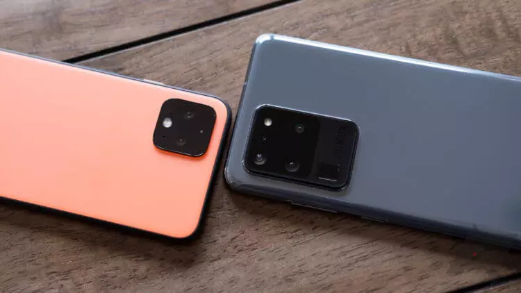 Pixel 4 ati Agbaaiye S20