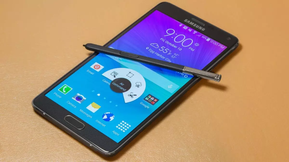 Samsung Galaxy Note 4.