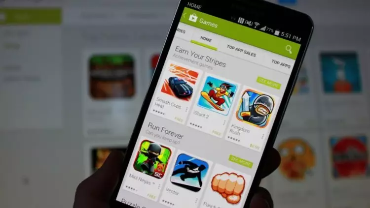 Aansoeke in Google Play