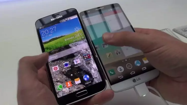 Galaxy S5和LG G3