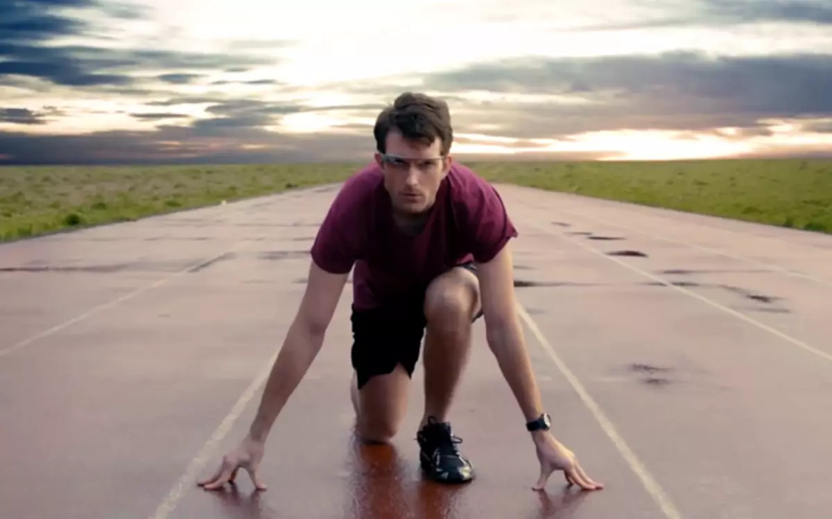 Runner in Google Glass