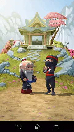 Ninja và sensei.