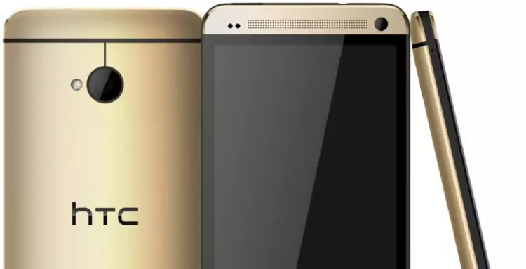 HTC ONE GOLD.