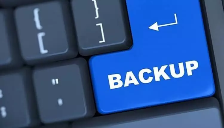 Giunsa paghimo ang usa ka backup ug paglikay sa kanunay nga mga sayup 2026_1